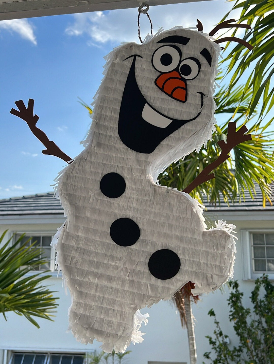 Olaf Pinata, Frozen Theme Party, Olaf Pinata - Etsy