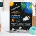 Editable Boys Space Birthday Invitation Astronaut Blast off Spaceship ...