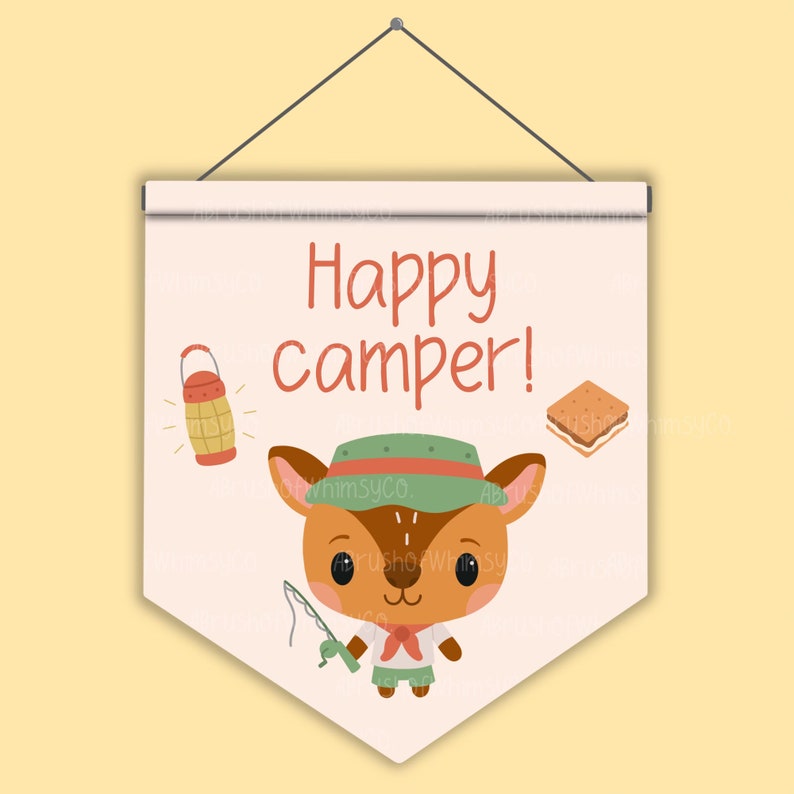 Happy Campers PNG Clip Art Set 18 Illustrations / Campfire S'mores ...