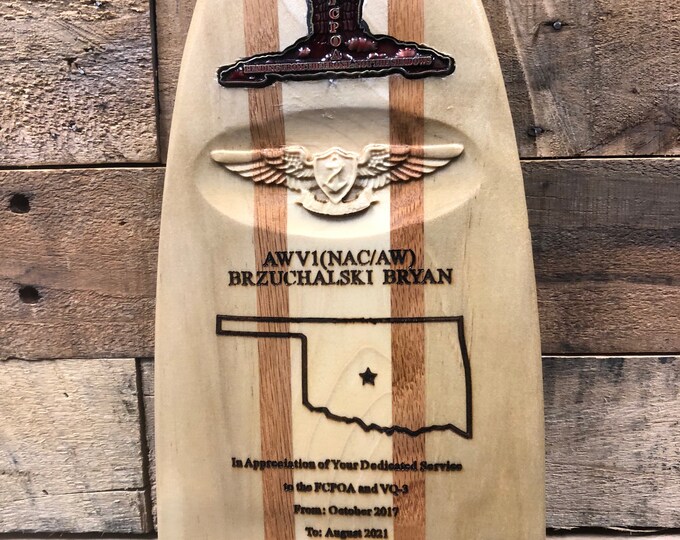 Military Ceremonial Paddle With Paracord Wrapping - Etsy