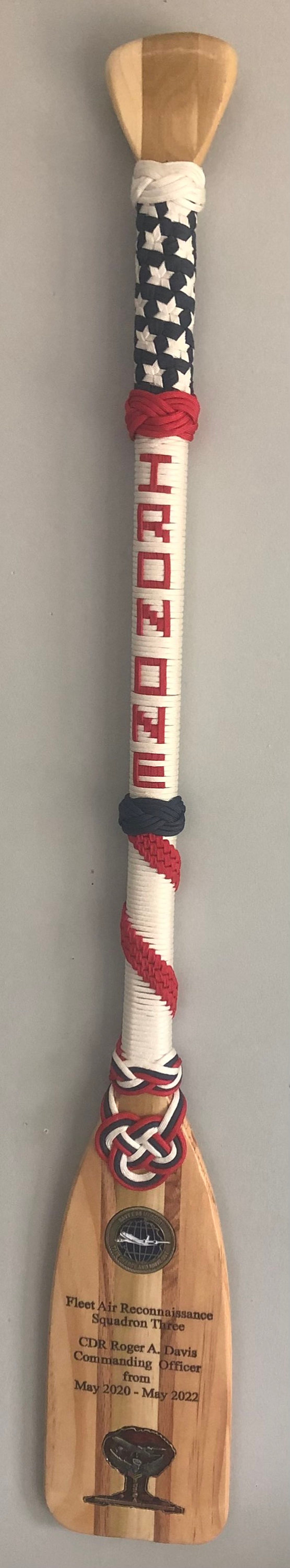 Military Ceremonial Paddle With Paracord Wrapping - Etsy