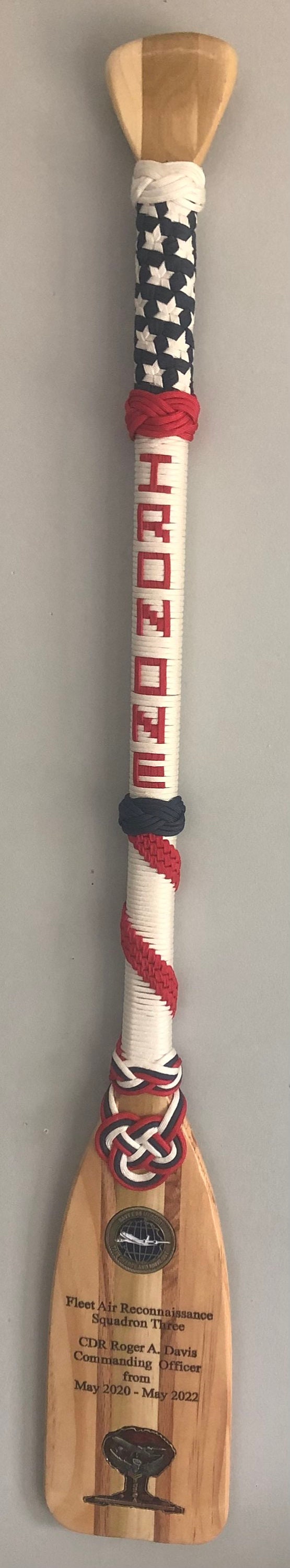 Military Ceremonial Paddle With Paracord Wrapping Specialized ...