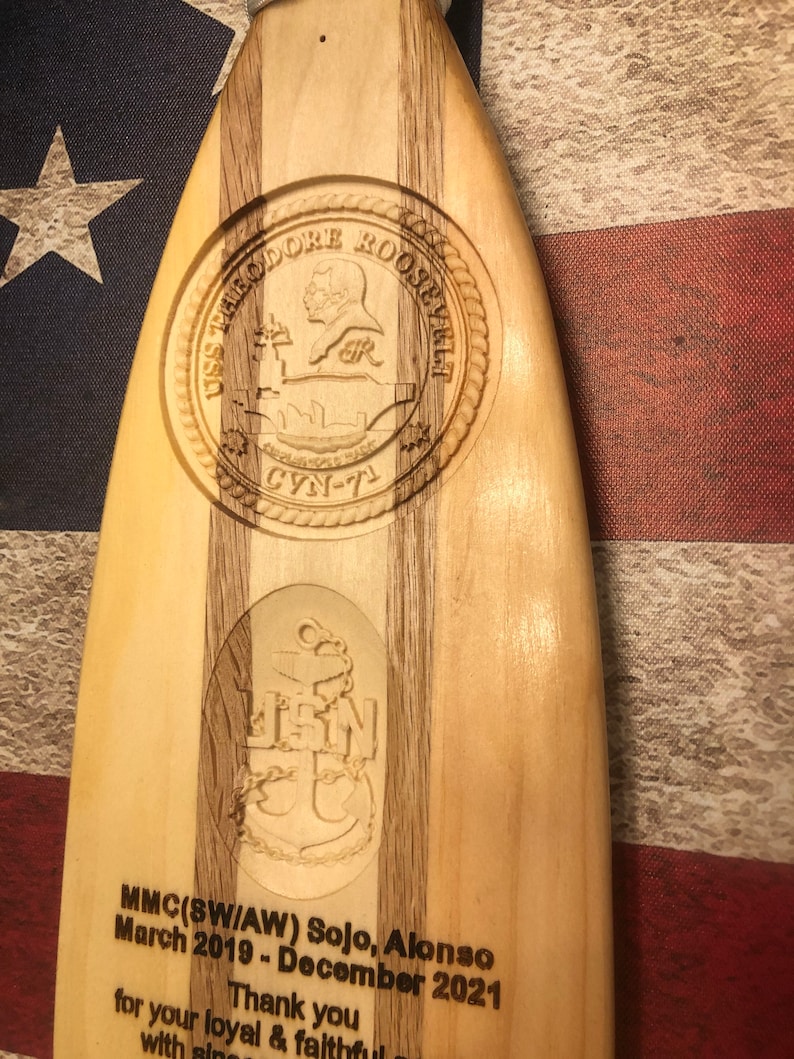 Military Ceremonial Paddle With Paracord Wrapping Specialized ...