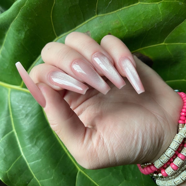 Long Fake Nails - Etsy