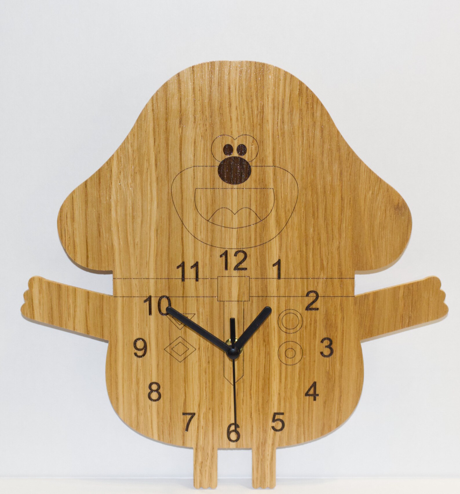 Hey Duggee Shaped Childrens Wall Clock - Etsy UK
