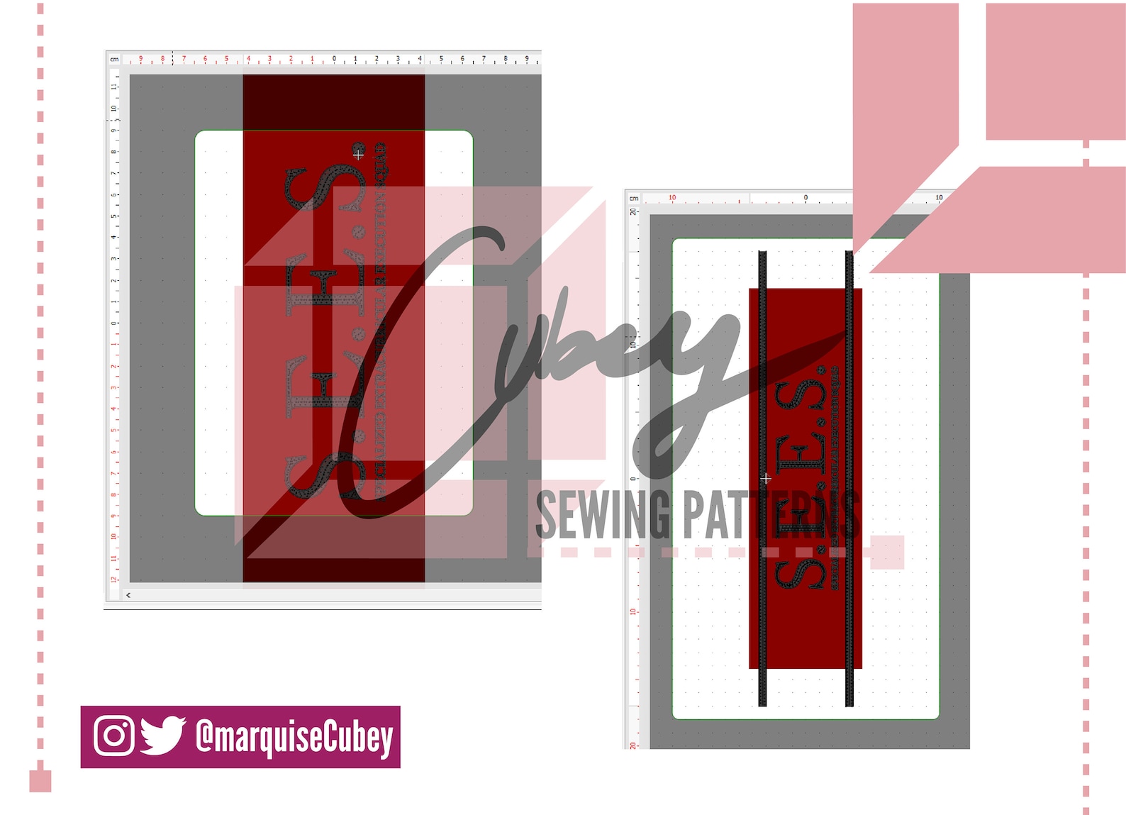 Persona 3 SEES Armband Cosplay: Embroidery & SVG Vector Files (digital ...