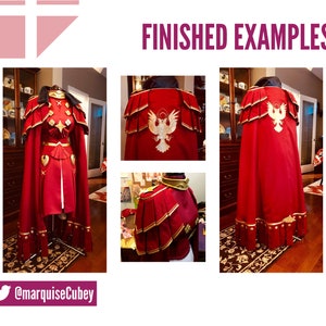 Edelgard Timeskip Cape Sewing Pattern, Edelgard Fire Emblem Three ...