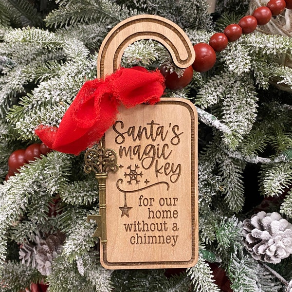 Santa Key - Etsy