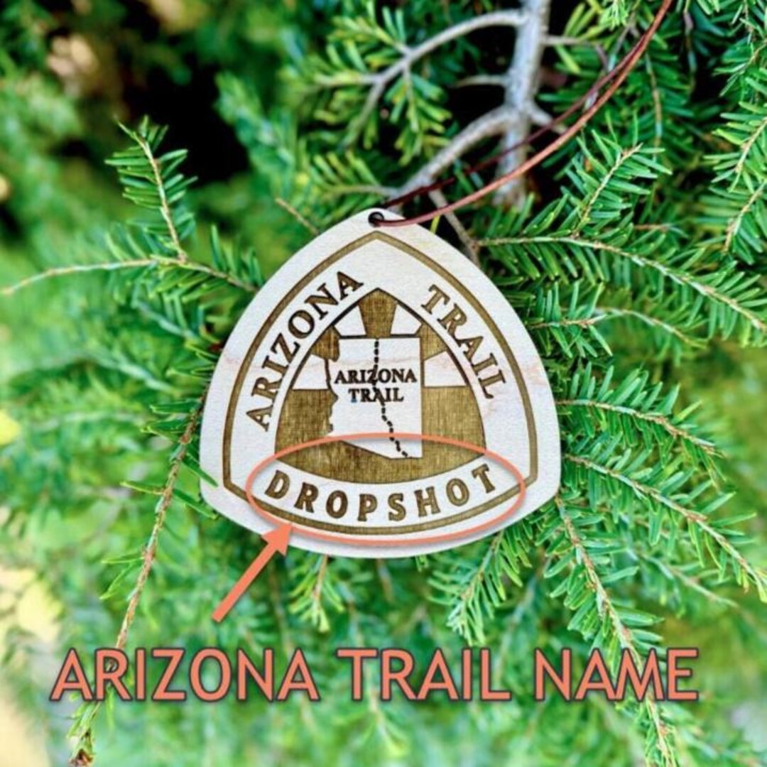 Arizona Trail Name Tag – Personalized Wooden Hiker Hangtag ...