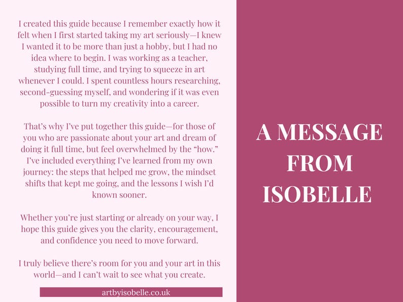 Art Business Guide PDF | How to Sell Art Online | Etsy Tips for ...