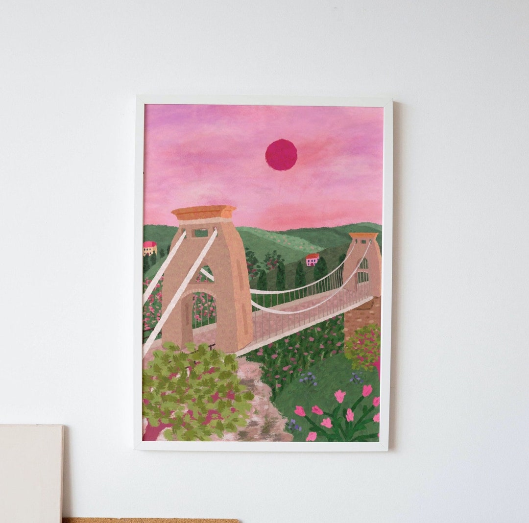 Bristol Art Print, Bristol Travel Poster, Bristol Print Wall Art ...