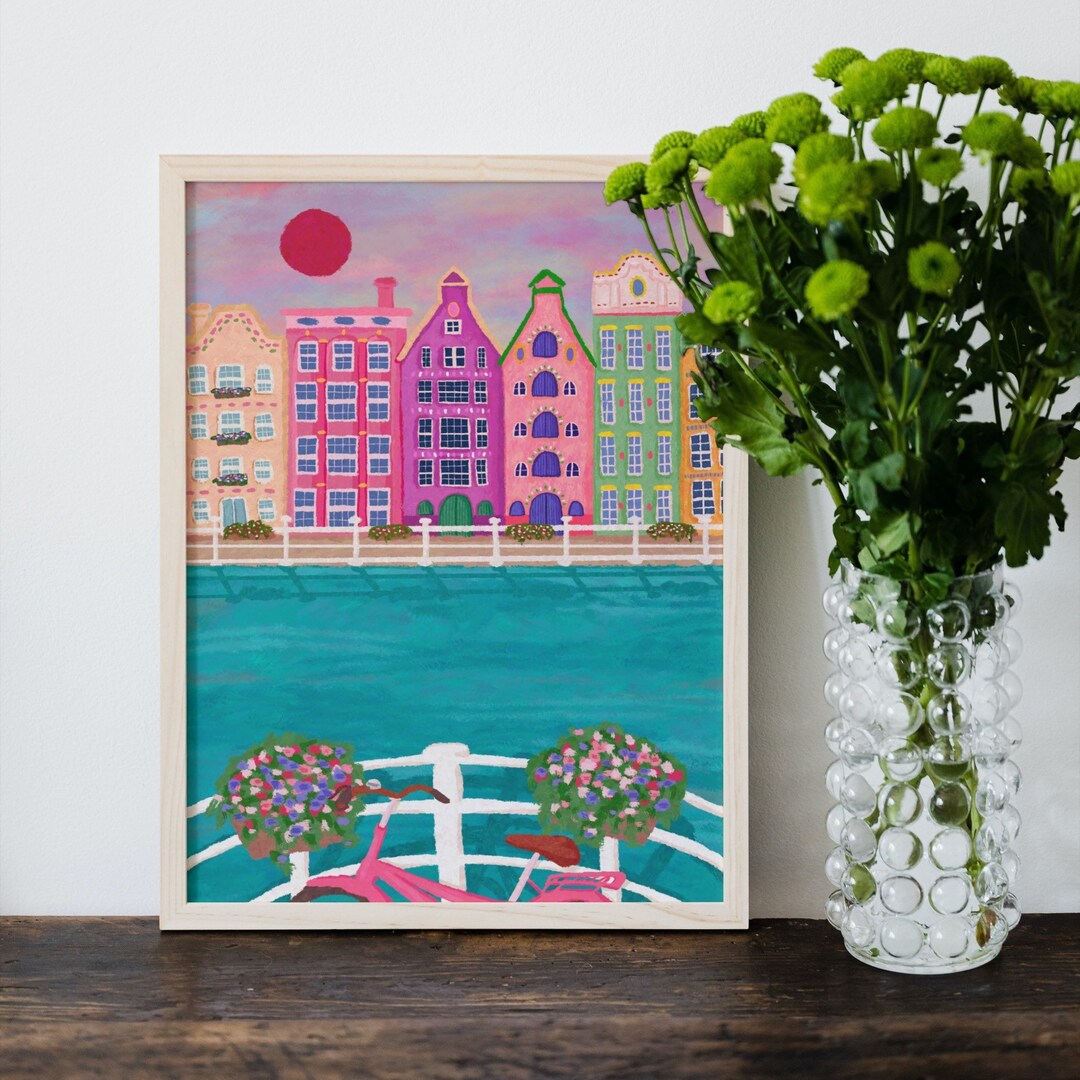 Amsterdam Print, Netherlands Poster, Amsterdam Wall Art, Europe Print ...