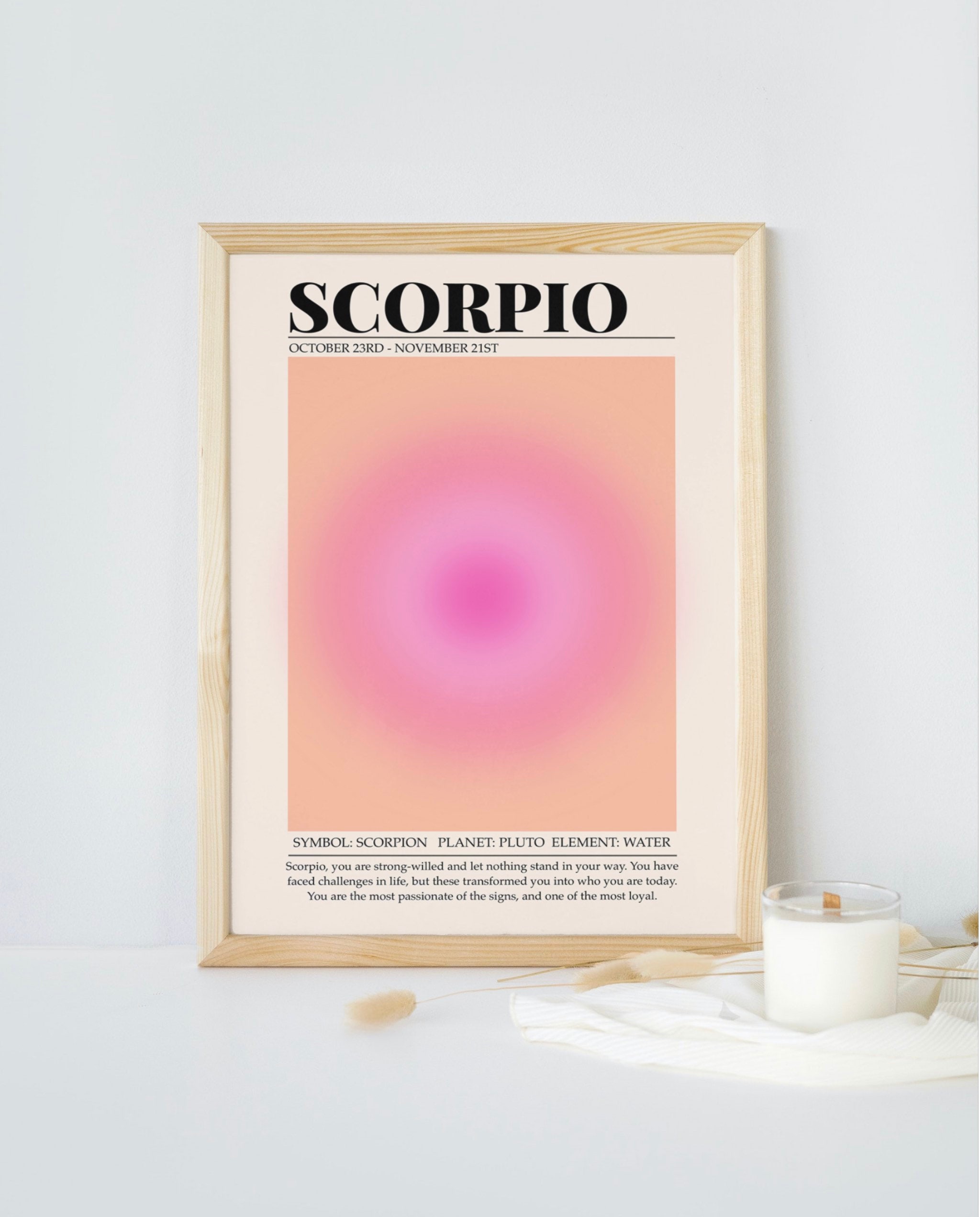 Scorpio Wallpaper Pink