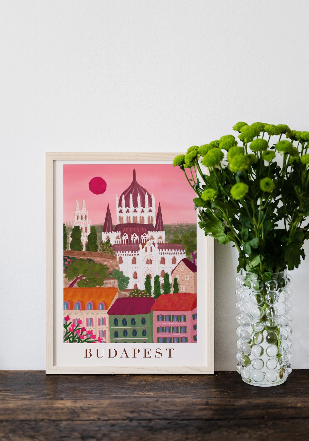 Budapest Print, Budapest Travel Poster, Hungary Print, Travel Wall Art ...