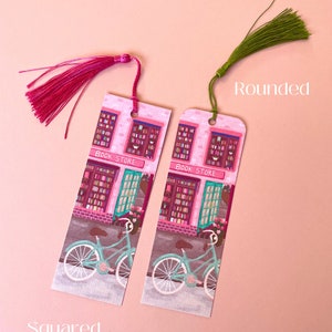 Custom Bookshop Bookmark: Illustrated Book Lover Gift - Etsy