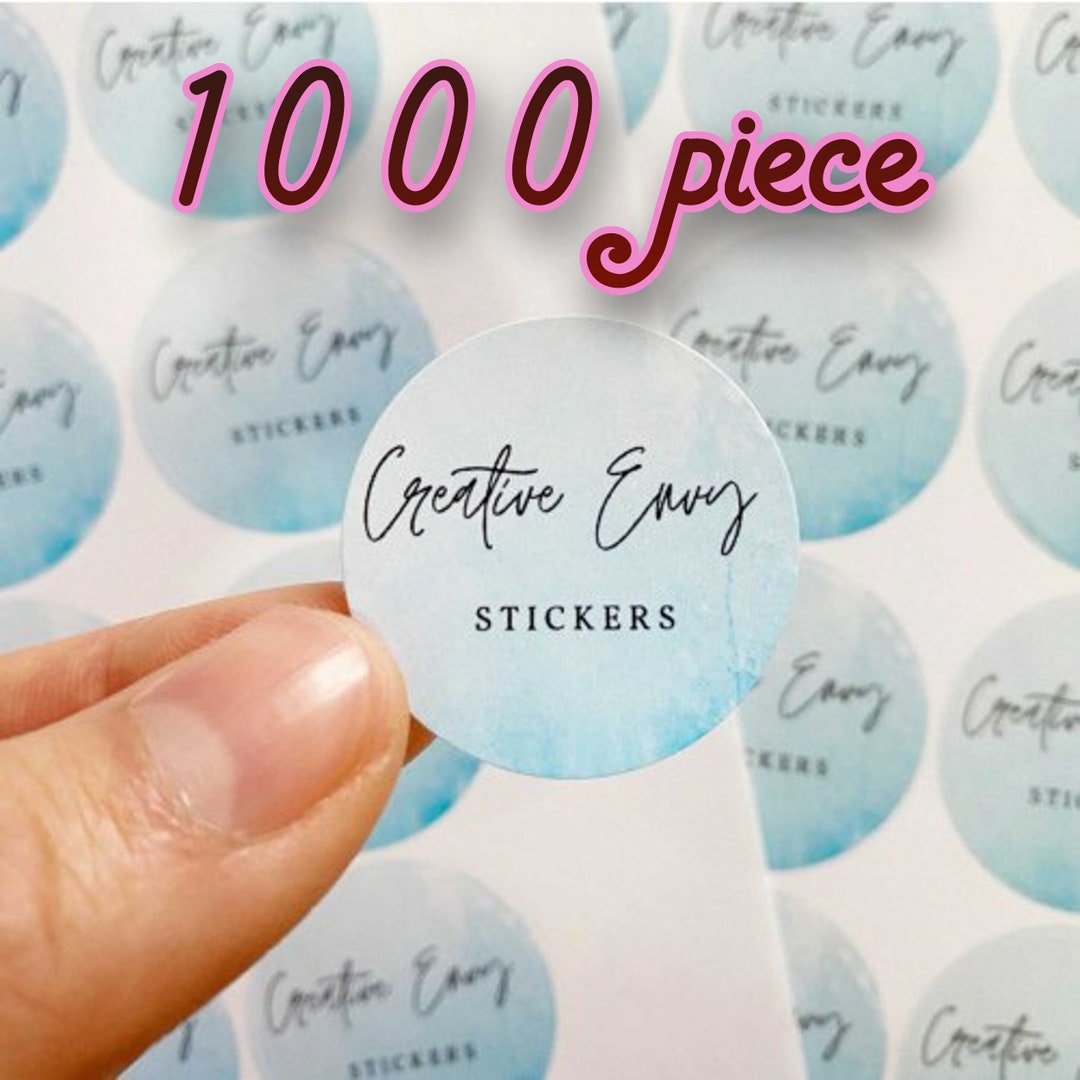 1000-piece Custom Sticker Pack Personalized Logo Labels for Business ...