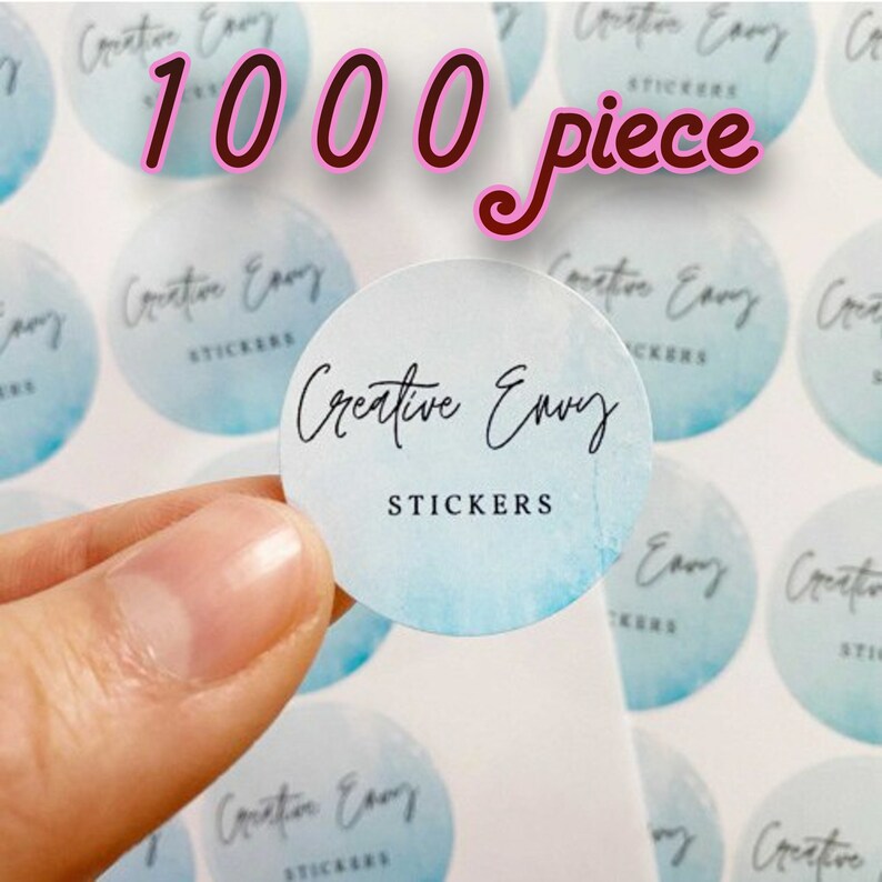 1000-piece Custom Sticker Pack Personalized Logo Labels for Business ...