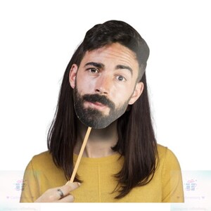 Face on A Stick, Head on Sticks, Personalized Photo Face Mask, Custom ...