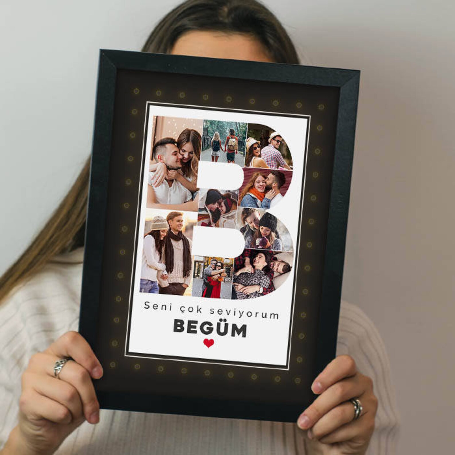 Photo Frame Picture Frame With Led Light Custom Frame Led - Etsy