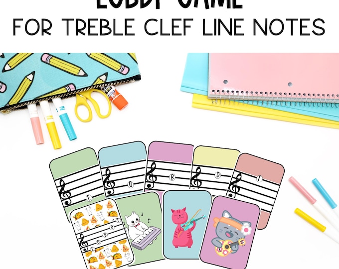 Notes on the Treble Clef Music Class Escape Room Low to No Prep ...