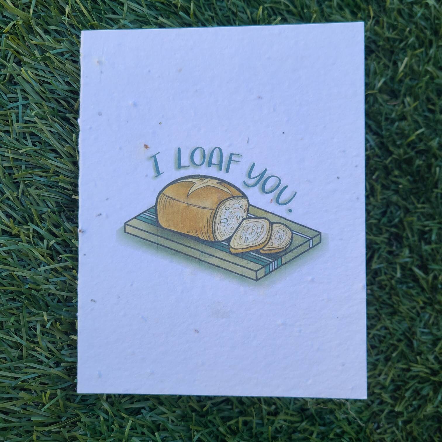 Bread Cards / Plantable Greeting Cards - Etsy