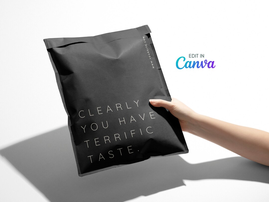 Polymailer Message Bubble Mailer Text Editable Custom Mailer Message ...