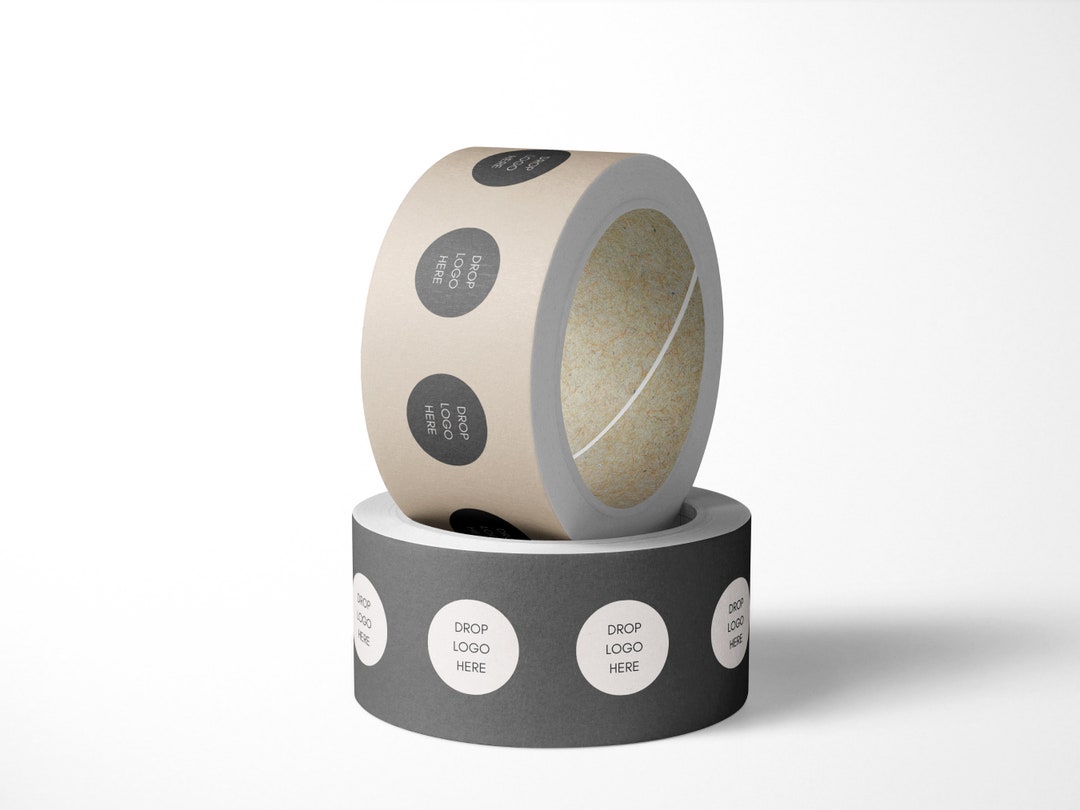 Packing Tape Logo Template Custom Packing Tape Template for Canva DIY ...