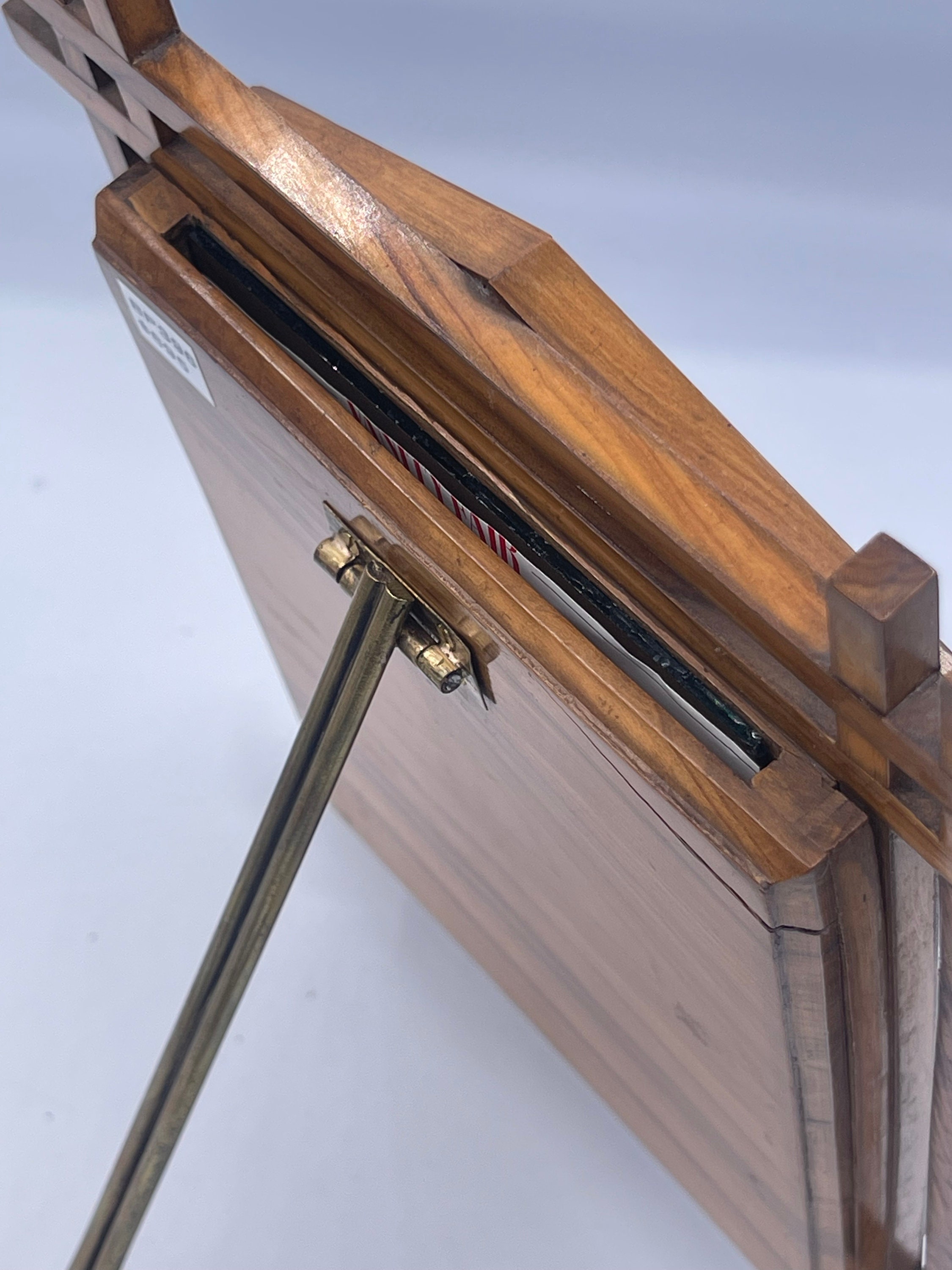 Vintage Wood Door Frame With Metal Stand - Etsy