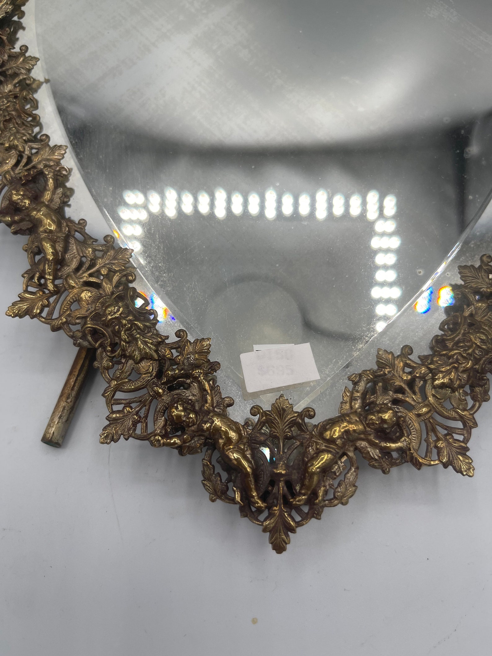 Vintage Heart Shaped Cupid Mirror English Ca1900 - Etsy