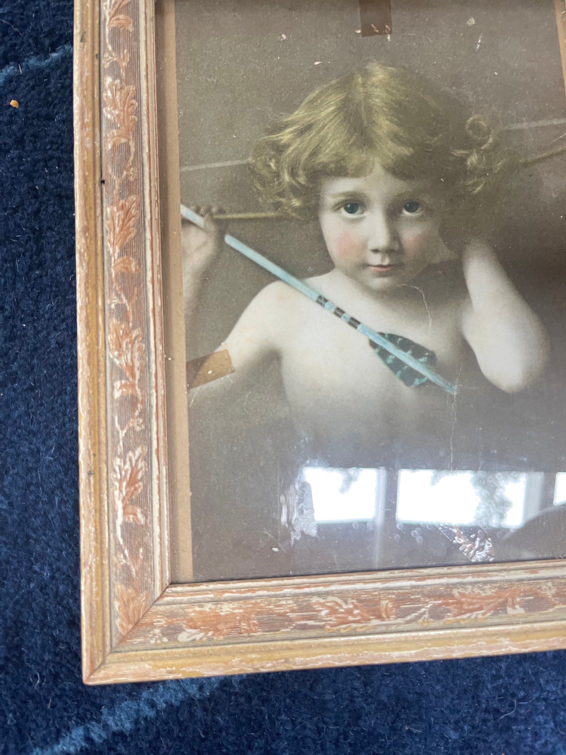 Vintage Color Cupid Awake Cupid Asleep - Etsy