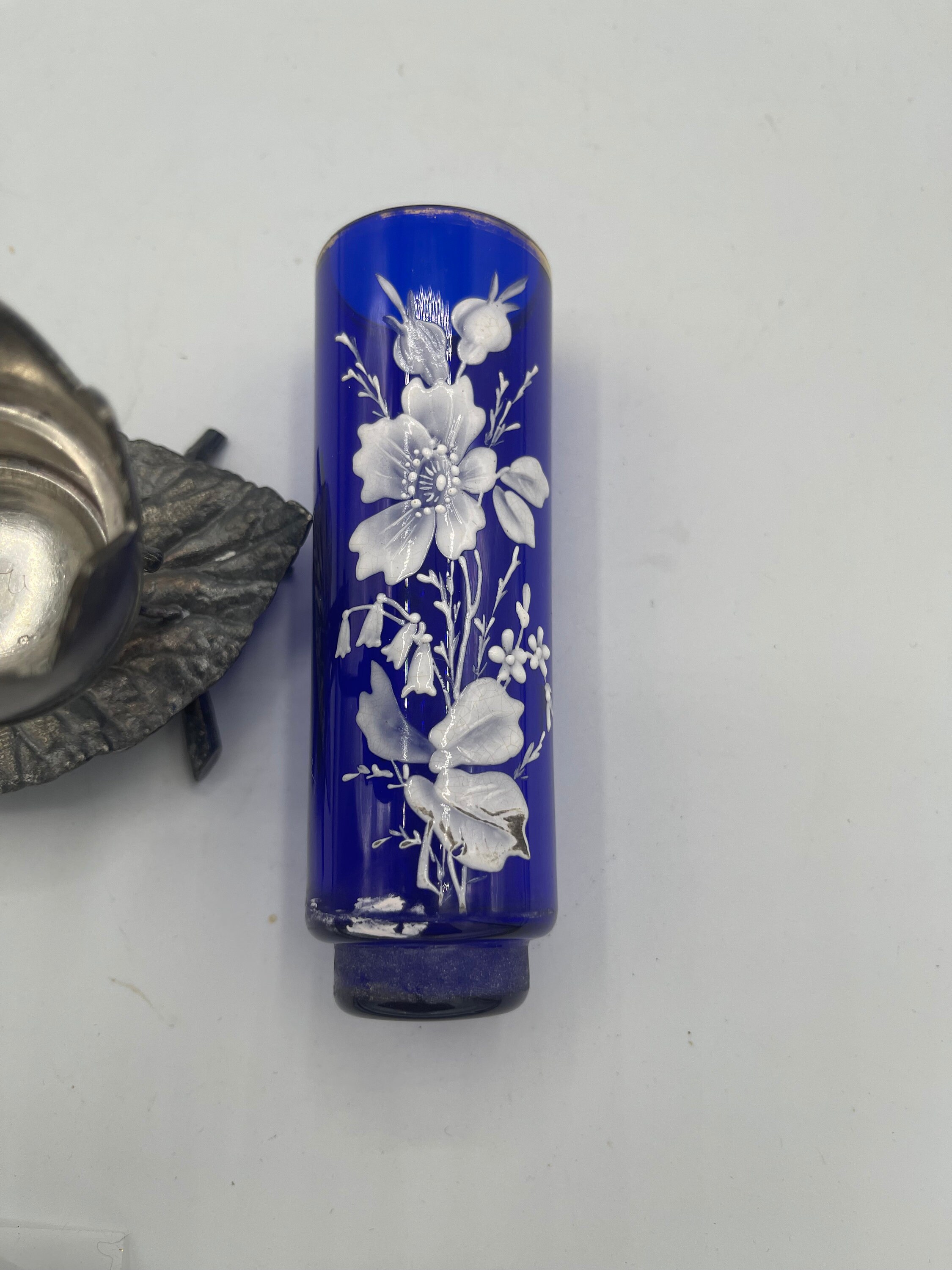 Vintage Bud Vase W/ Goat on Leaf - Etsy