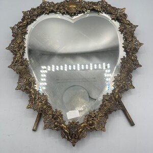 Vintage Heart Shaped Cupid Mirror English Ca1900 - Etsy