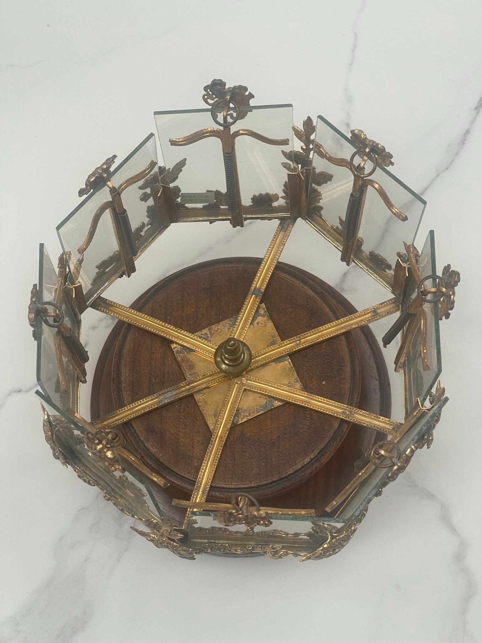 Vintage 8 Photo Brass Carousel Frame - Etsy UK