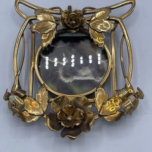 Vintage Brass Round Picture Frame C1890-1910 - Etsy