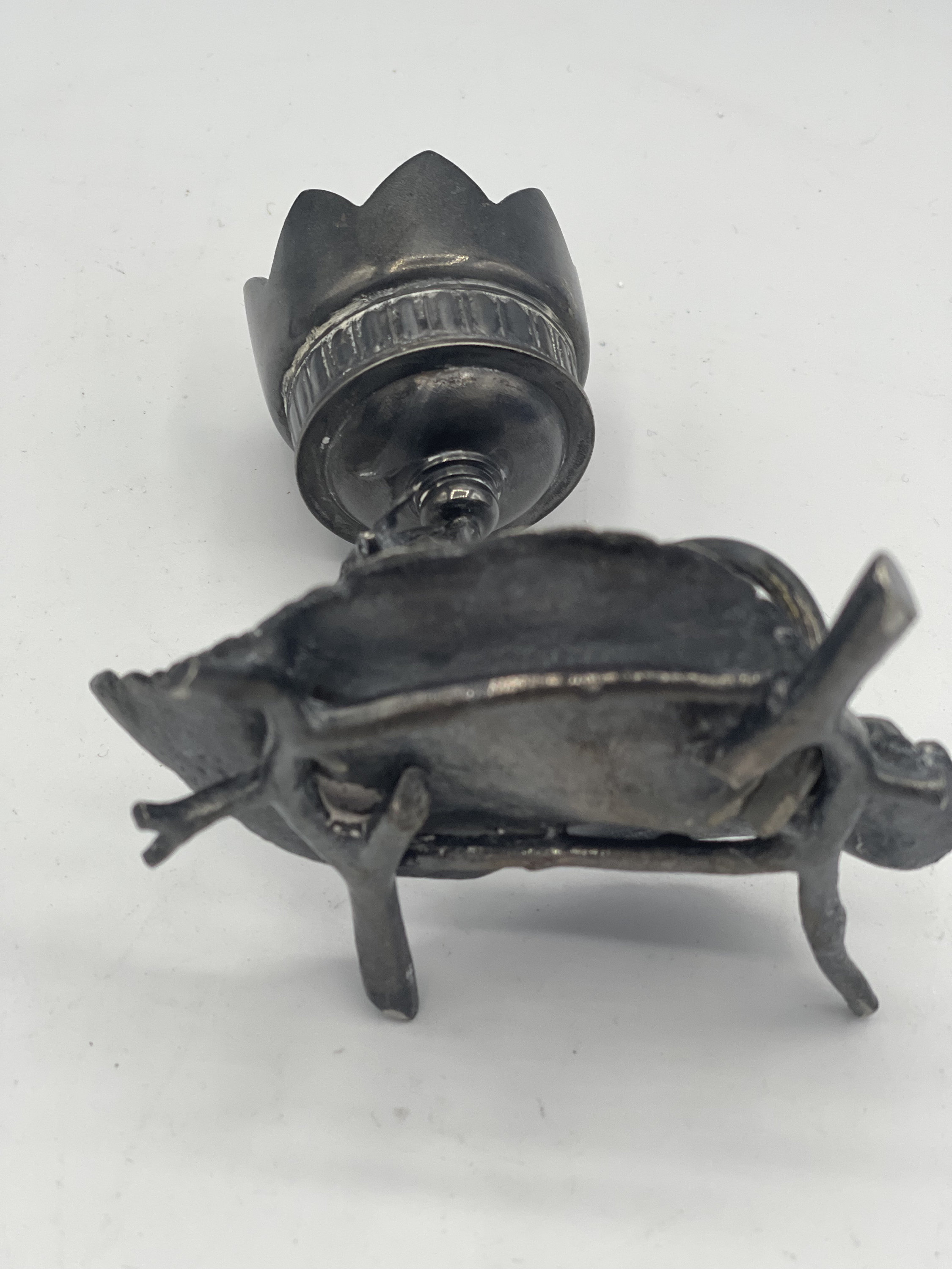 Vintage Bud Vase W/ Goat on Leaf - Etsy