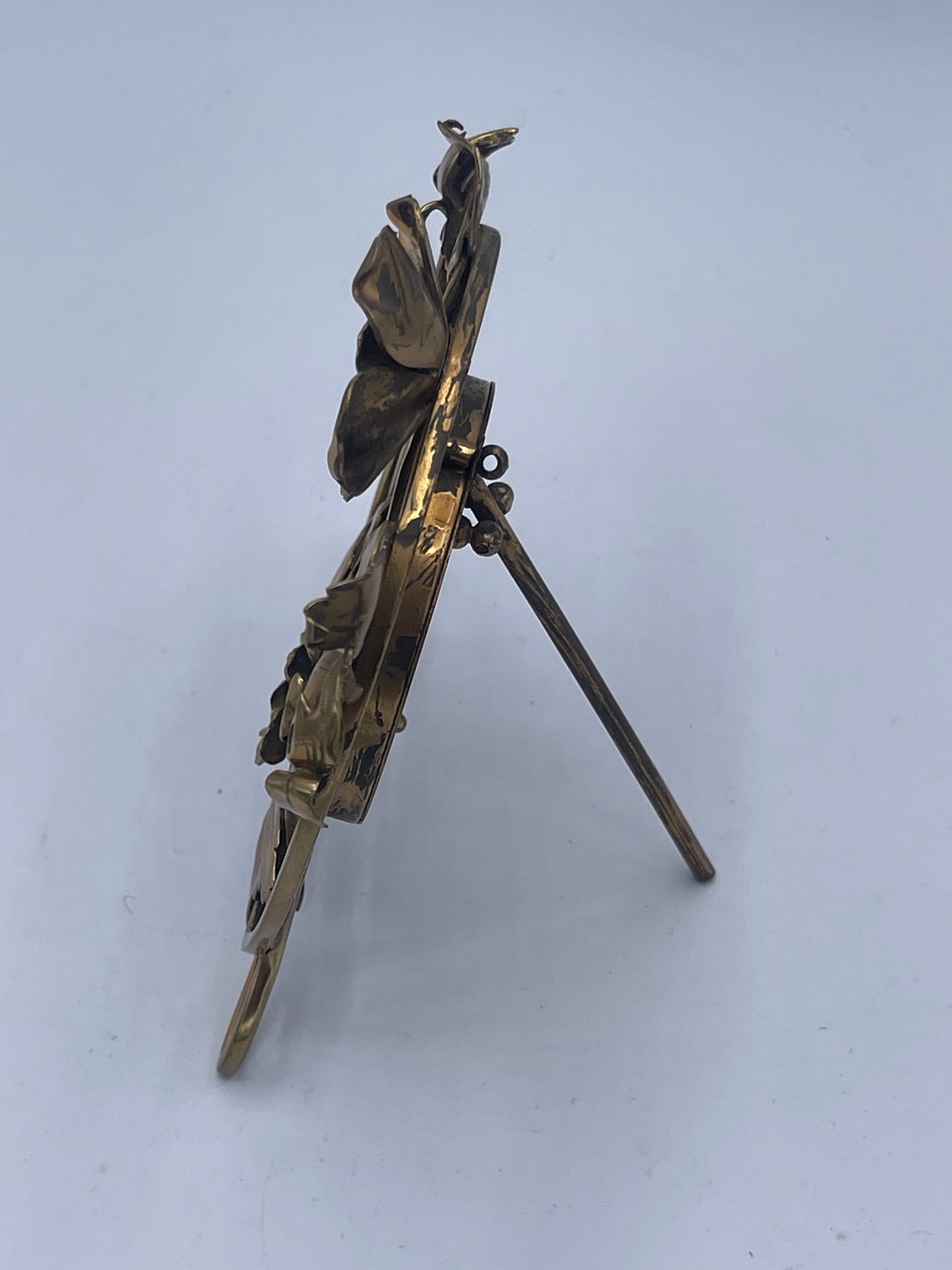 Vintage Brass Round Picture Frame C1890-1910 - Etsy