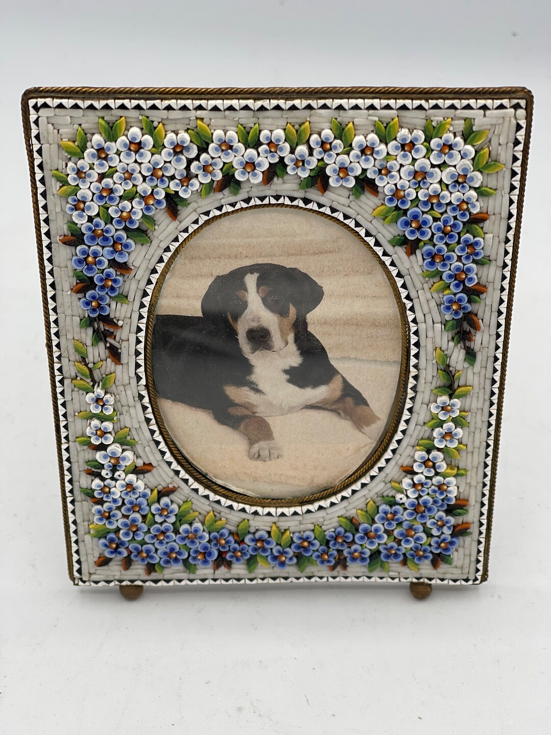 Vintage Millefiori Raised Forget Me Not Photo Frame - Etsy