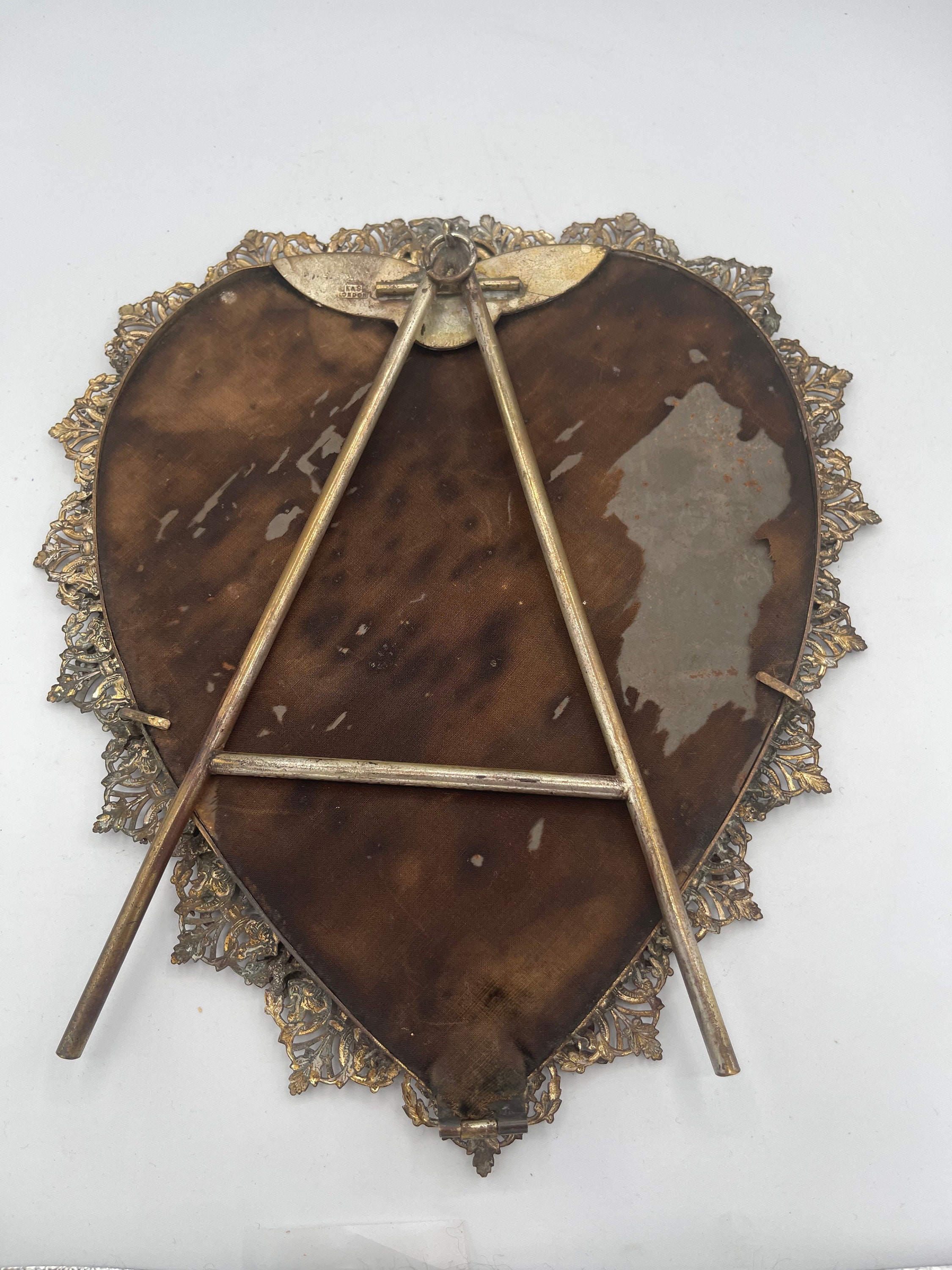 Vintage Heart Shaped Cupid Mirror English Ca1900 - Etsy