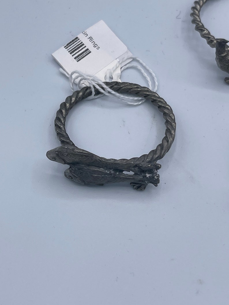 Vintage (4) Animal Napkin Rings - Etsy