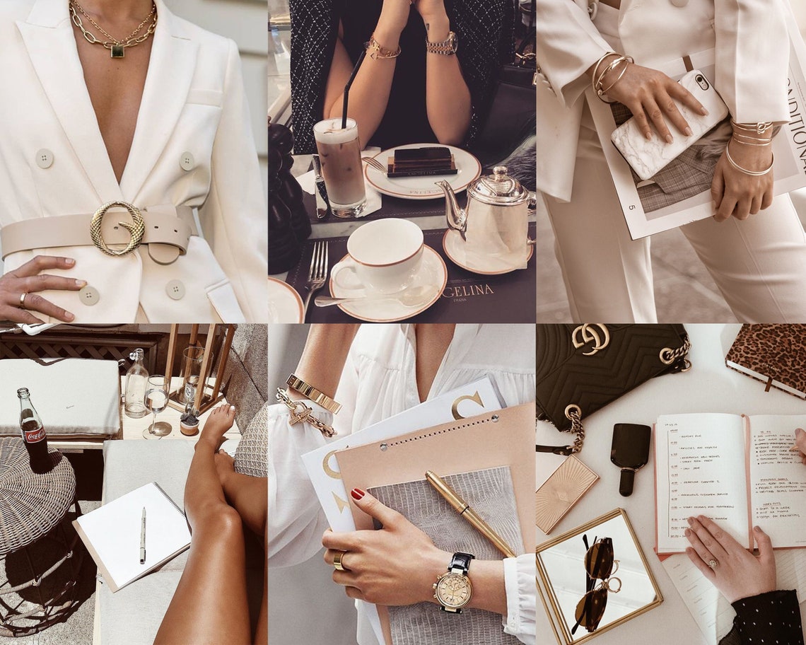 Photo Wall Collage Kit Boss Lady Set of 50 Trendy Room | Etsy