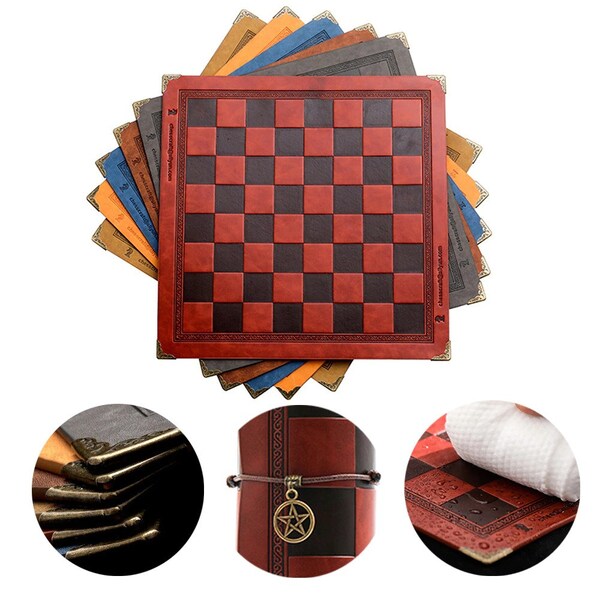 Leather Chess Board - Etsy
