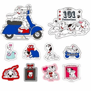 101 Dalmatians Flake Sticker Pack Stickers With Case 40 Pcs - Etsy