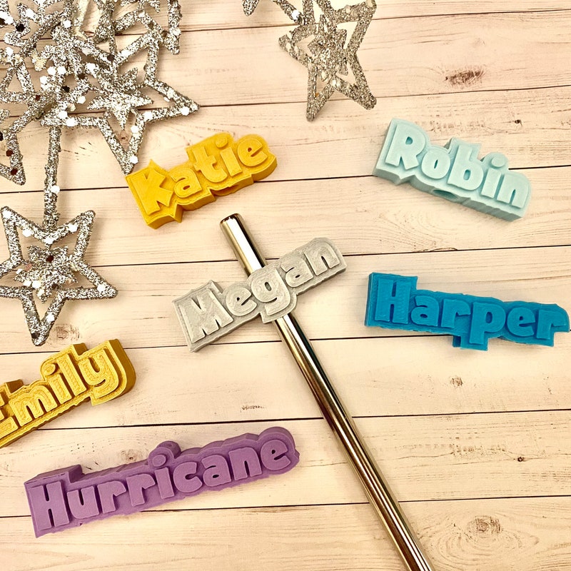 Custom Name Straw - Etsy
