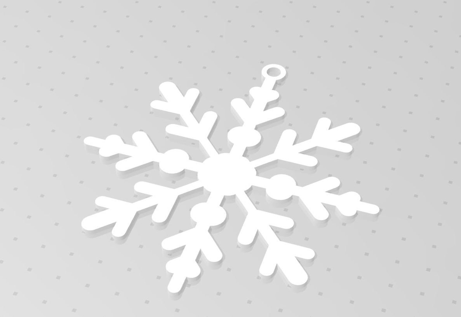 Snowflake Ornament Digital STL 3D printer file | Etsy