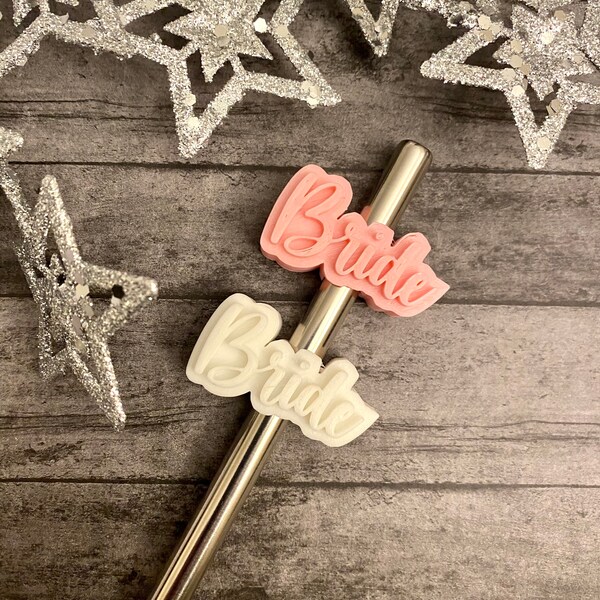 Bride Straw Cup - Etsy