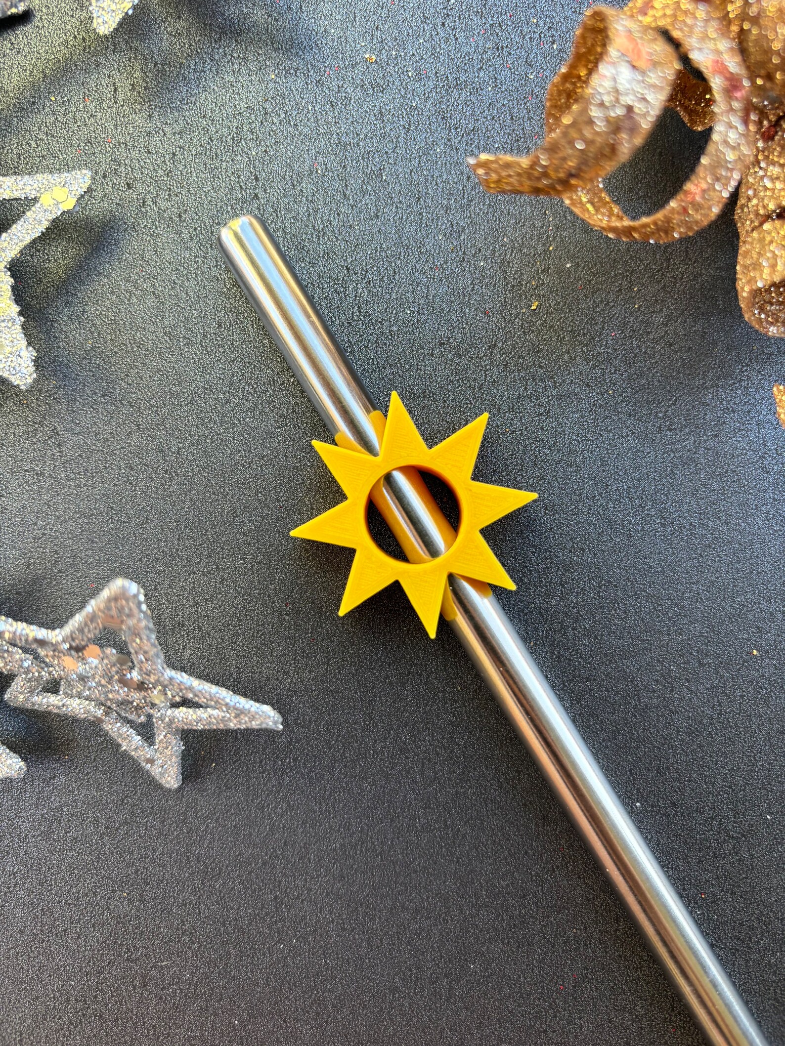 Summer Sun Straw Topper Straw Buddy Straw Charm Straw Decor Straw Slide ...