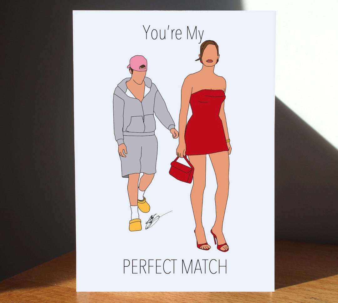 Hailey & Justin Bieber Greeting Card - Etsy