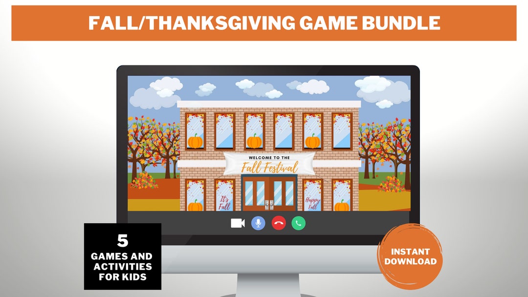 Virtual Fall/halloween Games - for Kids/students - 7 Online Activities ...