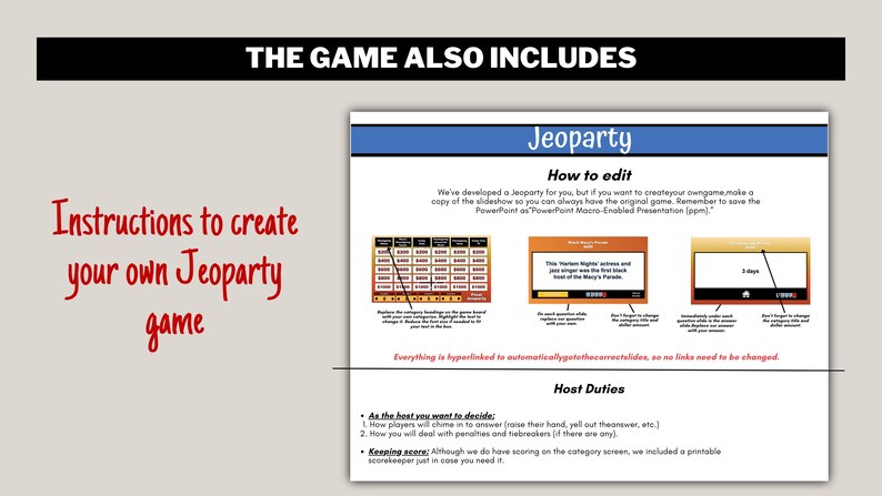 Thanksgiving Jeopardy Game: Powerpoint Trivia for Families (PDF ...