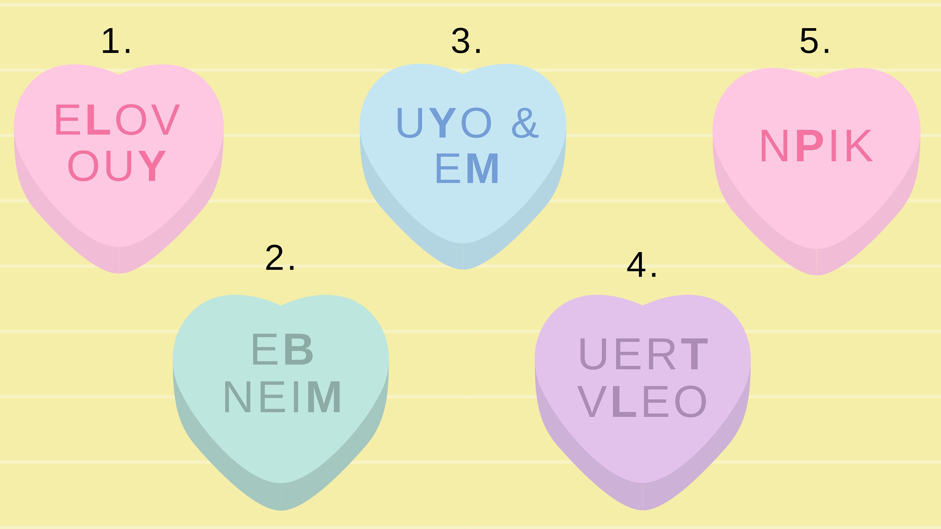 Kids' Valentine's Virtual Games - for Kids/students - 7 Online ...